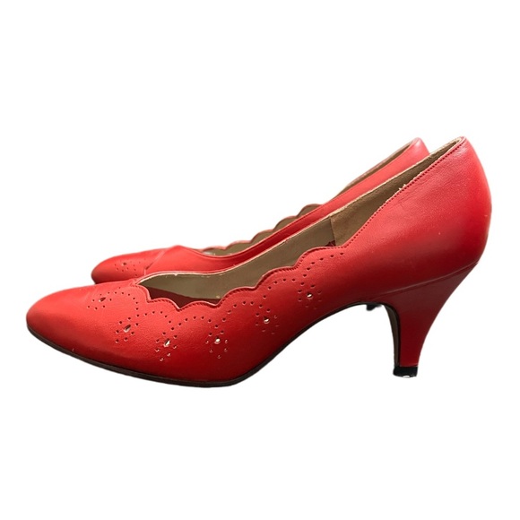 Naturalizer | Shoes | N A T U R A L I Z E R Vintage Red Leather Heels ...